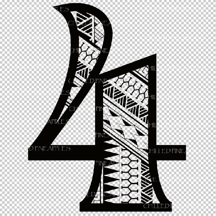 Digital Download Polynesian Tribal Number 4 - Etsy