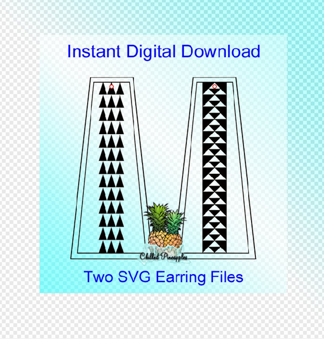 Digital Download - TWO Polynesian Tribal Triangle Jewelry Graphic ...