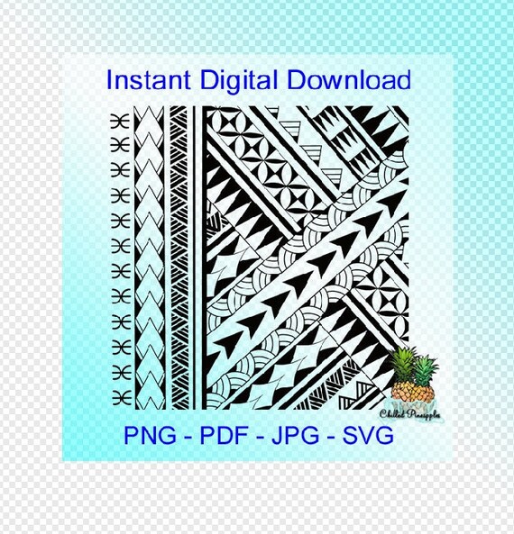Digital Download Polynesian Tribal Block Graphics Pdf Jpg - Etsy