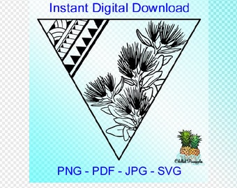 Lehua Clipart - Etsy
