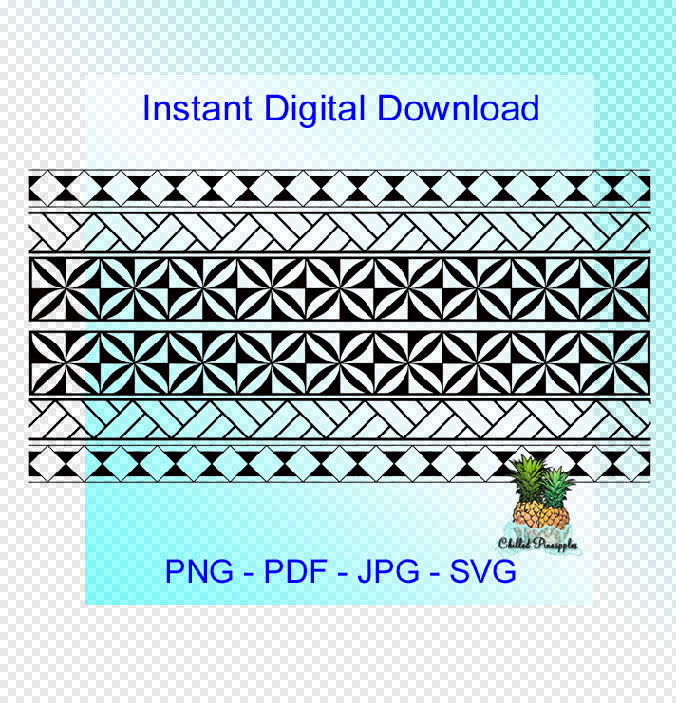 Digital Download Polynesian Tribal Band Banner Graphics - Etsy