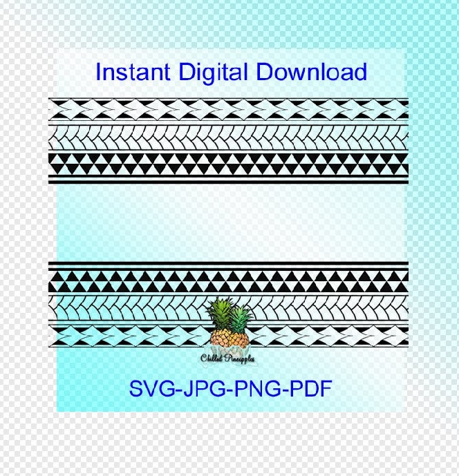 Digital Download - Polynesian 4 Text Box Graphics - Pdf, Jpg, Png, Svg ...