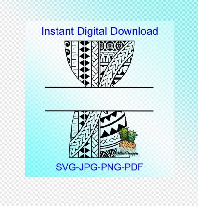 Digital Download - Chamorro Latte Stone 2 Guam Polynesian Tribal Text ...