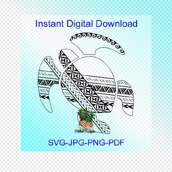 Polynesian Vinyl Turtle - Etsy