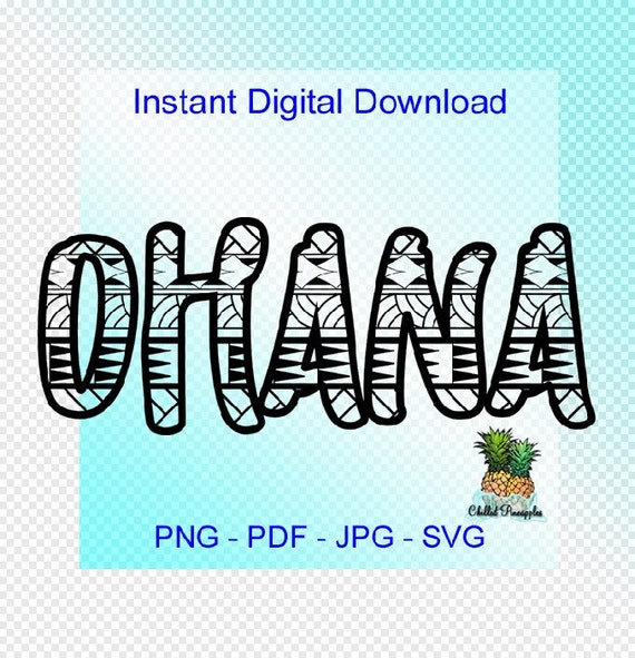 Digital Download ohana Tribal Graphics Clipart | Etsy Australia