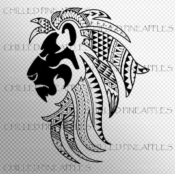 Polynesian Tribal Lion