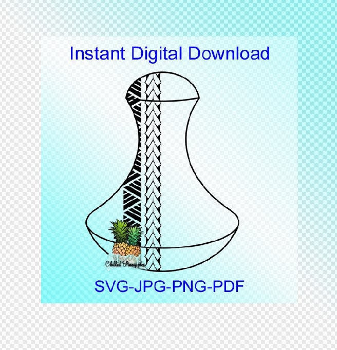 Digital Download Poi Pounder With Polynesian Tribal Graphics - Etsy