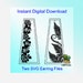 Digital Download Polynesian Tribal & Plumeria Flowers Cancer Awareness ...