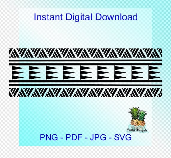 Digital Download Polynesian Tribal Band Graphics Hand - Etsy