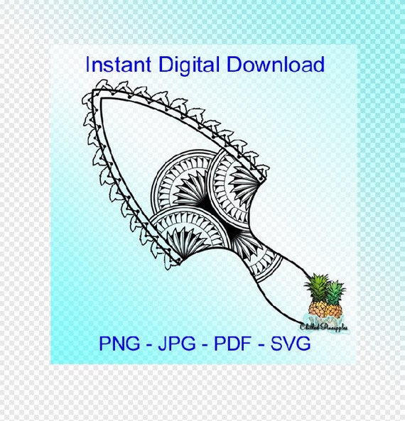 Digital Download Polynesian Shark Tooth Weapon Lei O Mano & - Etsy