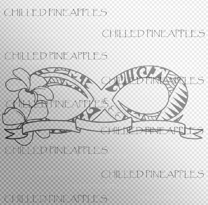 Digital Download Infinity Symbol With Plumeria Flowers and - Etsy