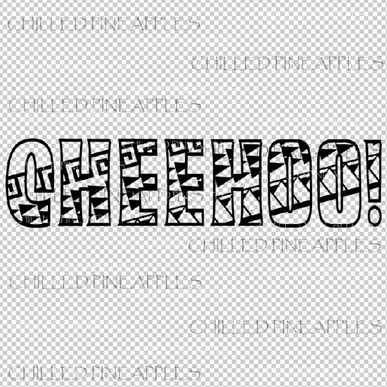 Digital Download "cheehoo!" Tribal Graphics - Clipart, Clip Art, Pdf ...