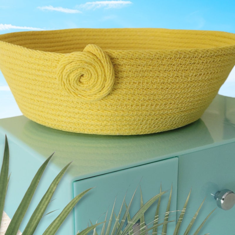 Handmade Rope Basket - Etsy