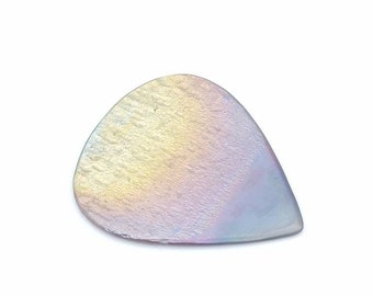 100% Titanium Guitar Pick. Metal USA Silver Brass Copper Custom ...