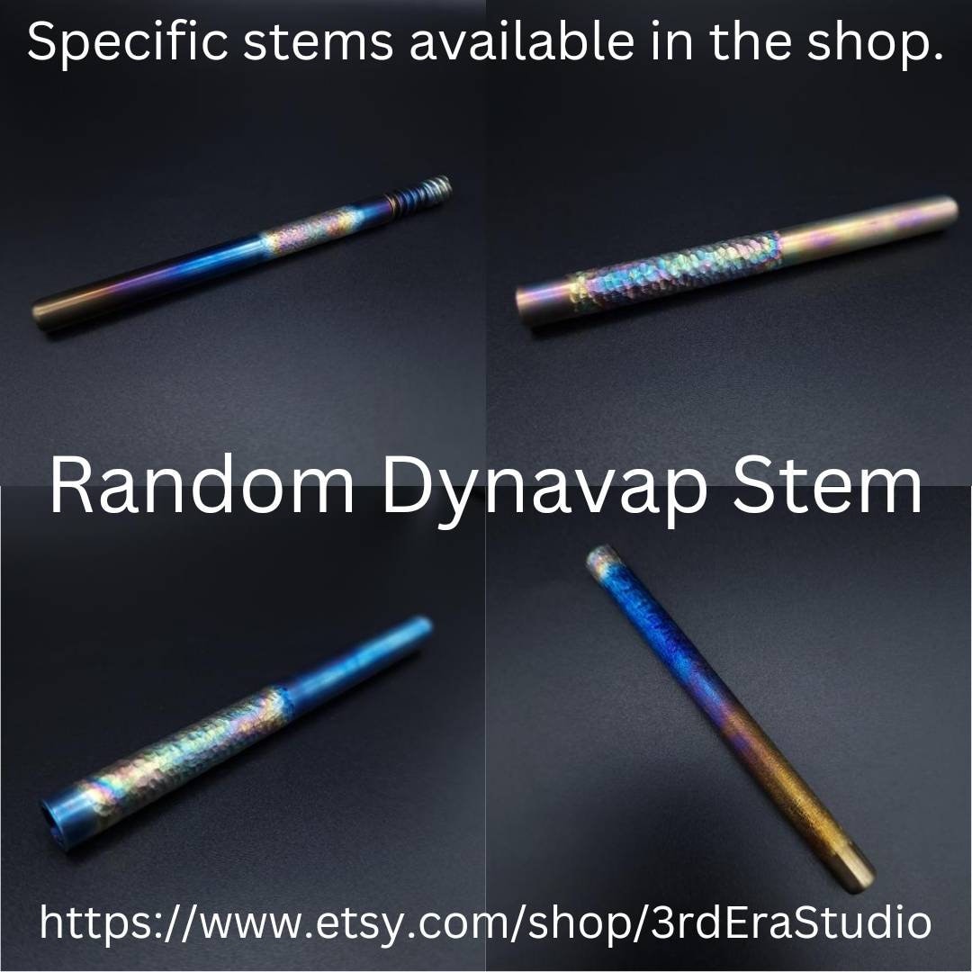 Dynavap Stem Lucky Dip/pot Luck Titanium Pipe Long Lounge - Etsy