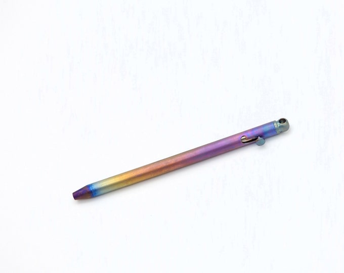 Titanium Pen, Bolt Action, EDC, Anodized. Colourful. - Etsy