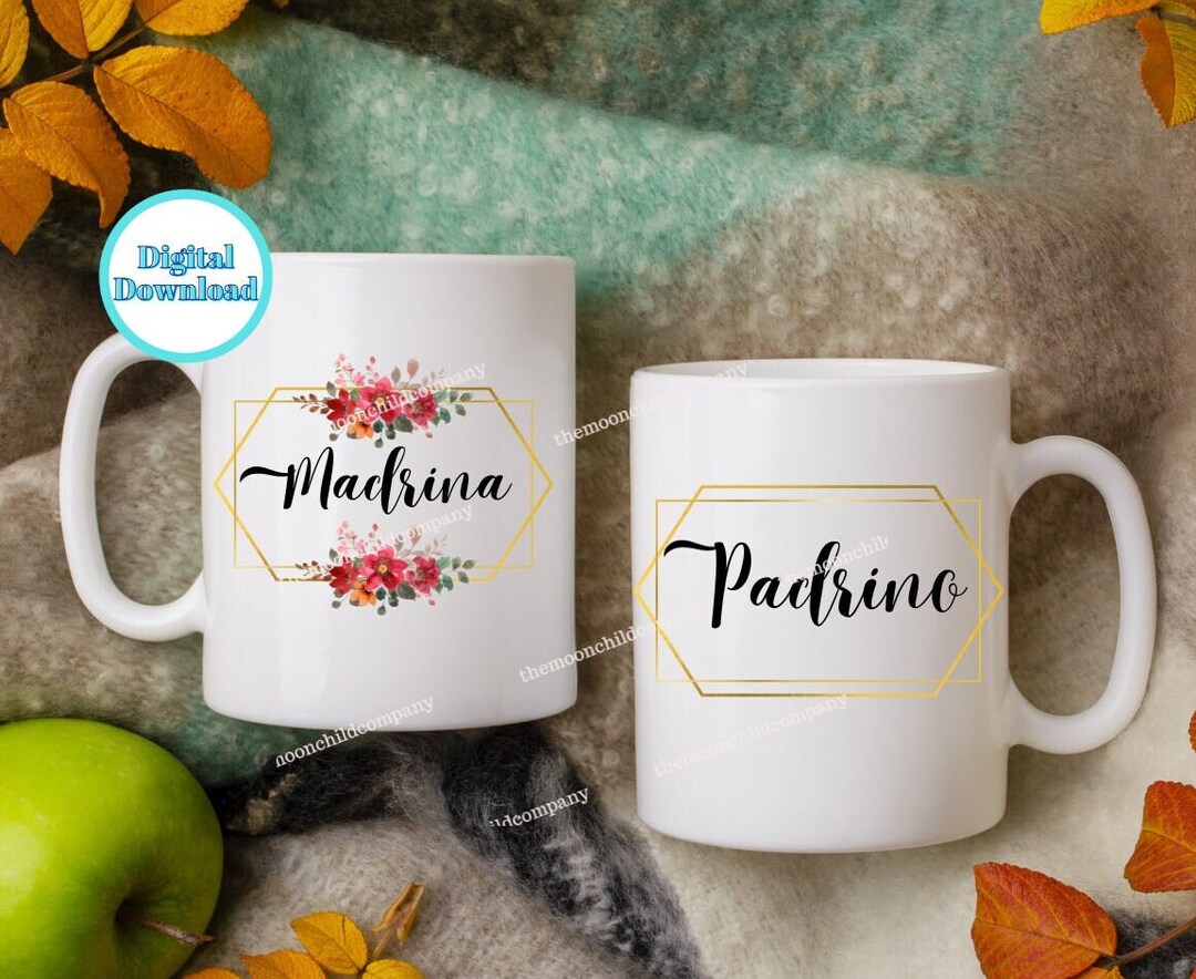 Gold Madrina and Padrino Set PNG Digital Download Madrina PNG Padrinos ...