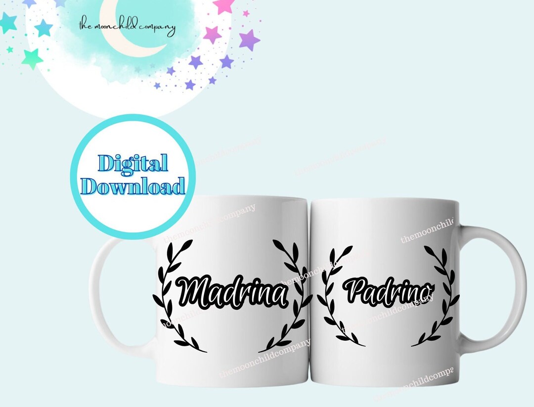 Black Madrina and Padrino Set PNG Digital Download Madrina PNG Padrinos ...