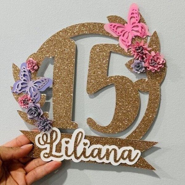 Quinceanera Cake Topper - Etsy