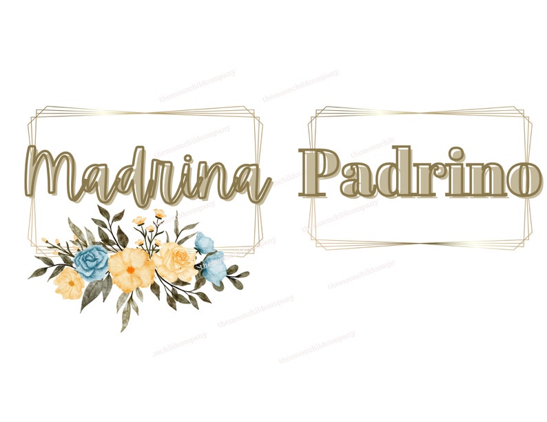 Padrinos PNG Proposal | Padrinos Set | Quieren Ser Mis Padrinos ...