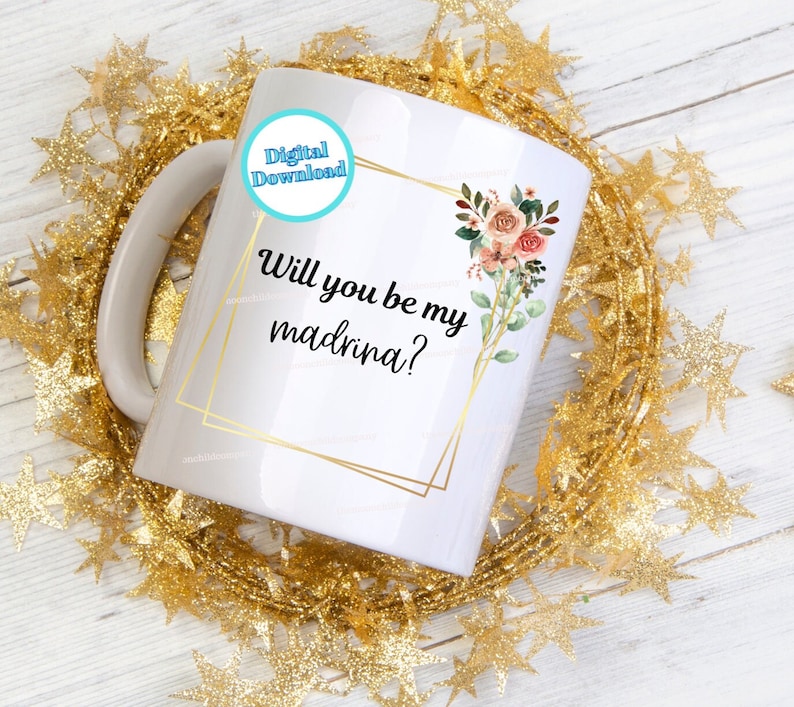 Will You Be My Madrina Madrina PNG Madrina Proposal La Madrina Madrina ...