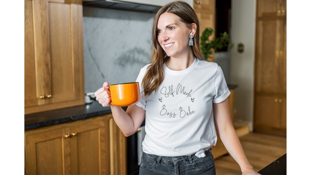 Self Made Boss Babe Tee/ Small Business Owner Shirt/ Boss Babe Tee/girl ...