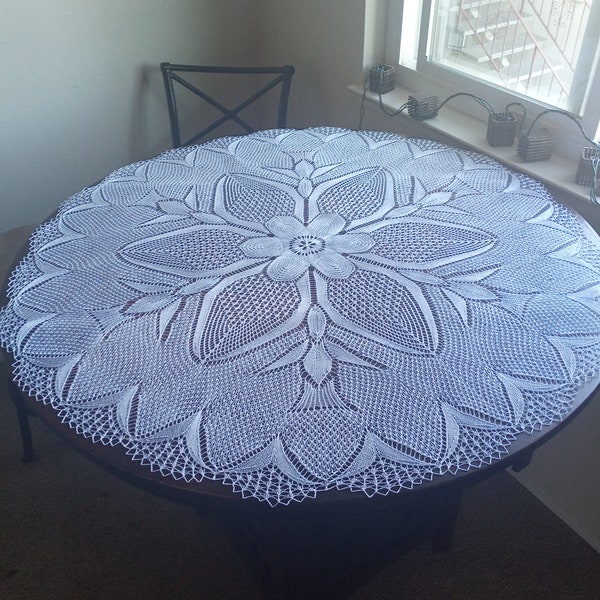 Crochet Doily Tablecloth - Etsy