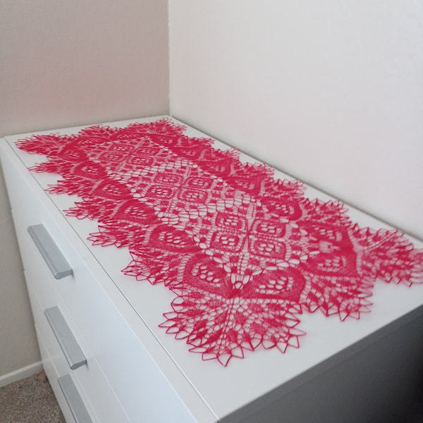 Knit Table Runner - Etsy