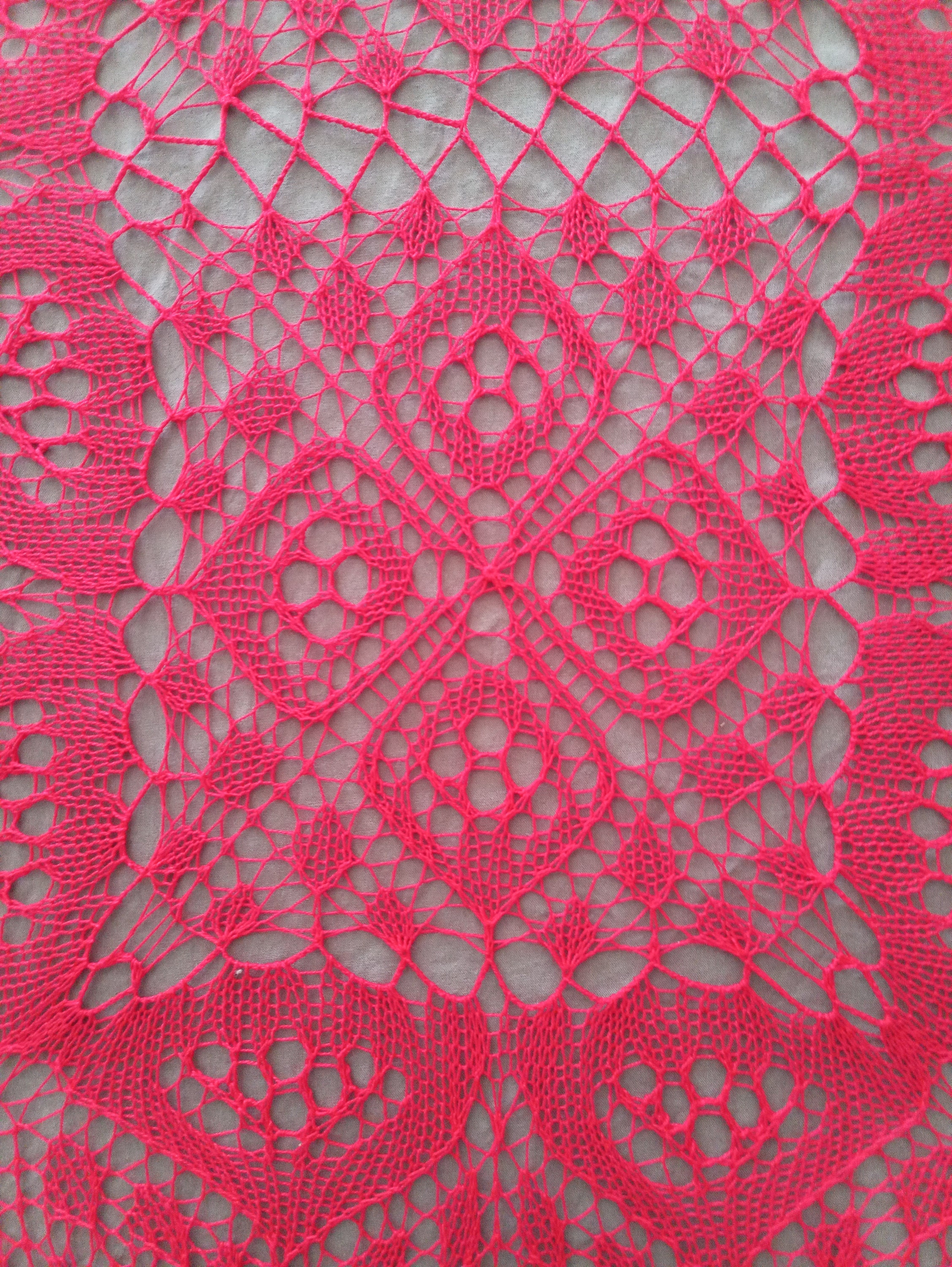 Rectangular Ruby Red Doily Table Runner 15 X 30 Inches 38 X - Etsy
