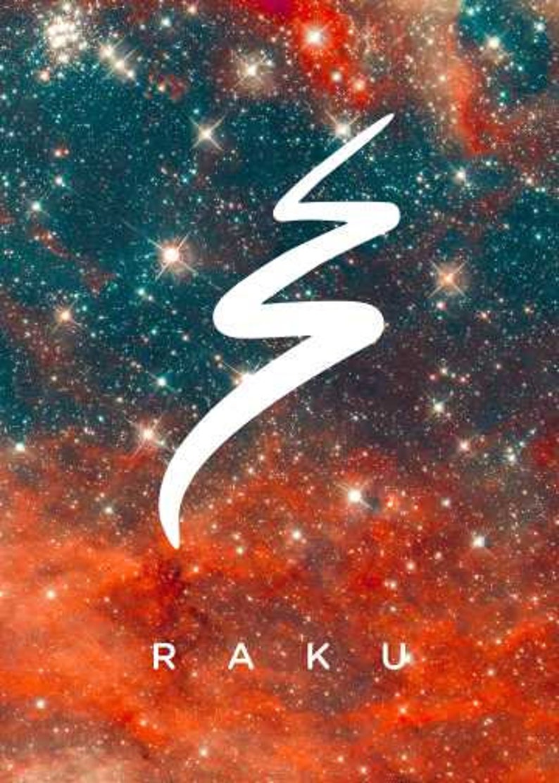 Raku Symbol Reiki Symbol Png Pdf Reiki Healing - Etsy