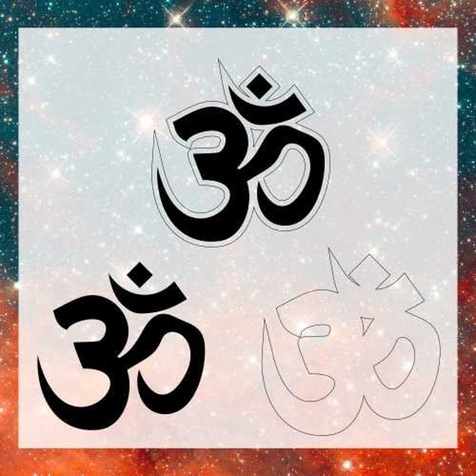 Om Symbol Reiki Symbol Karuna Shamballa - Etsy