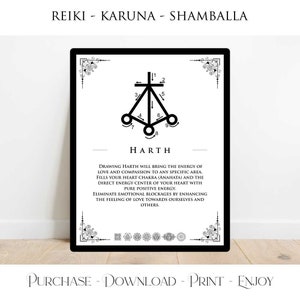 Harth Symbol Reiki Karuna Symbol Reiki Png Pdf Jpeg - Etsy