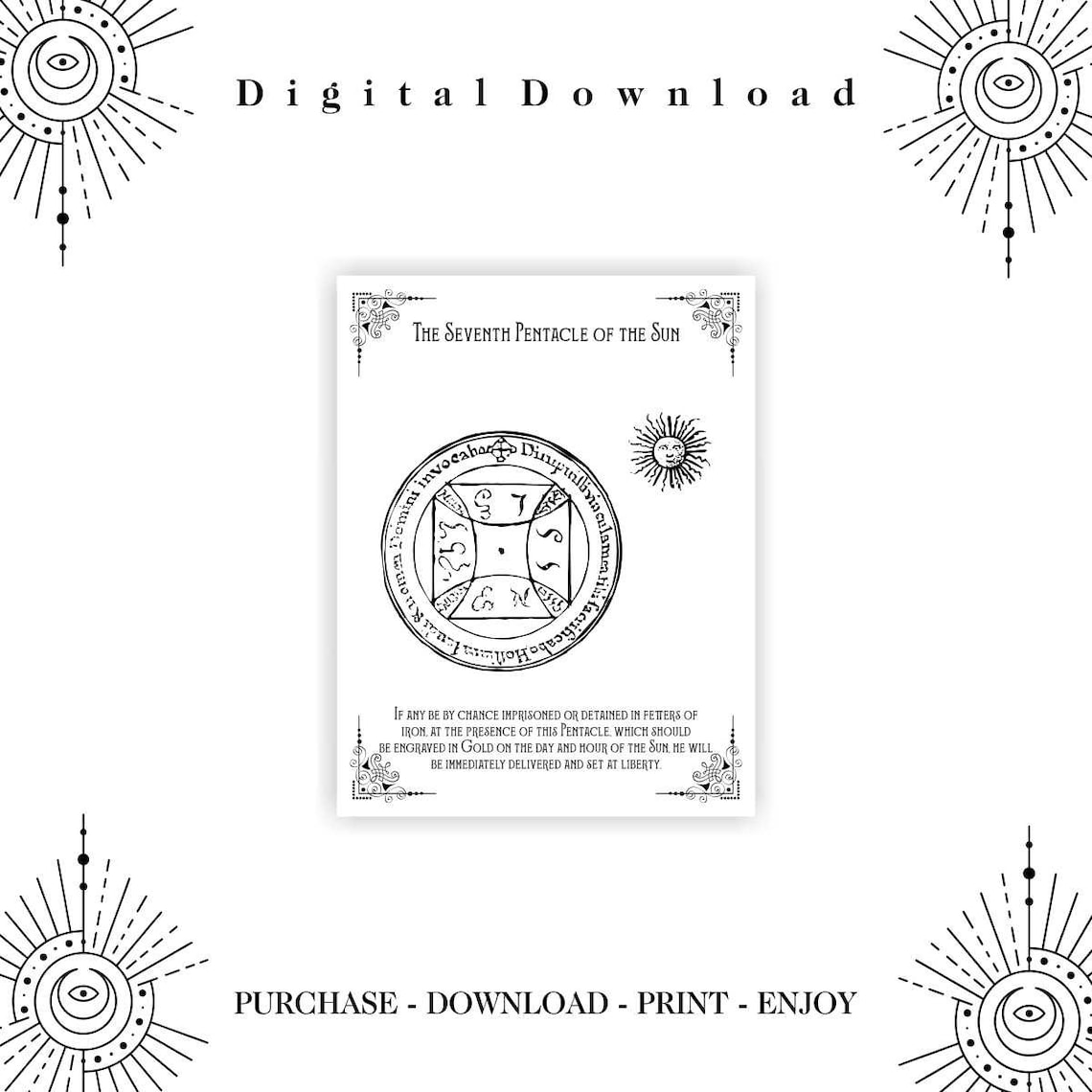 The Pentacles of Solomon, Pentagram of Solomon, Solomon Seals, Book of ...