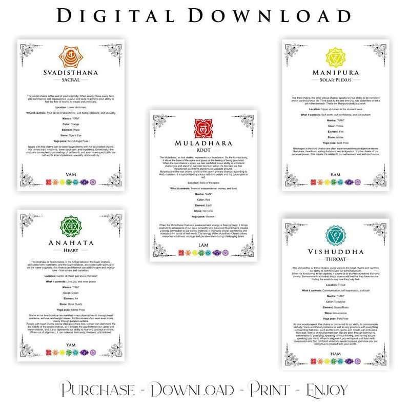 Reiki - Reiki Symbols Pack - 30 Symbols - Karuna - Shamballa ...