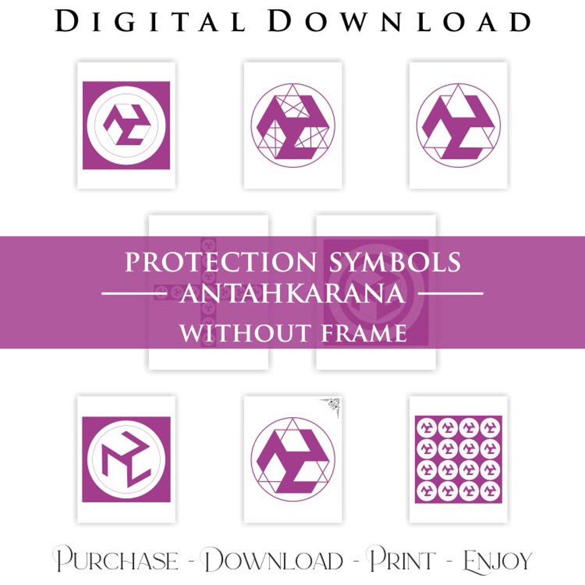 Reiki Pack Símbolos Reiki 30 Símbolos Karuna Shamballa, Chakra Guide ...
