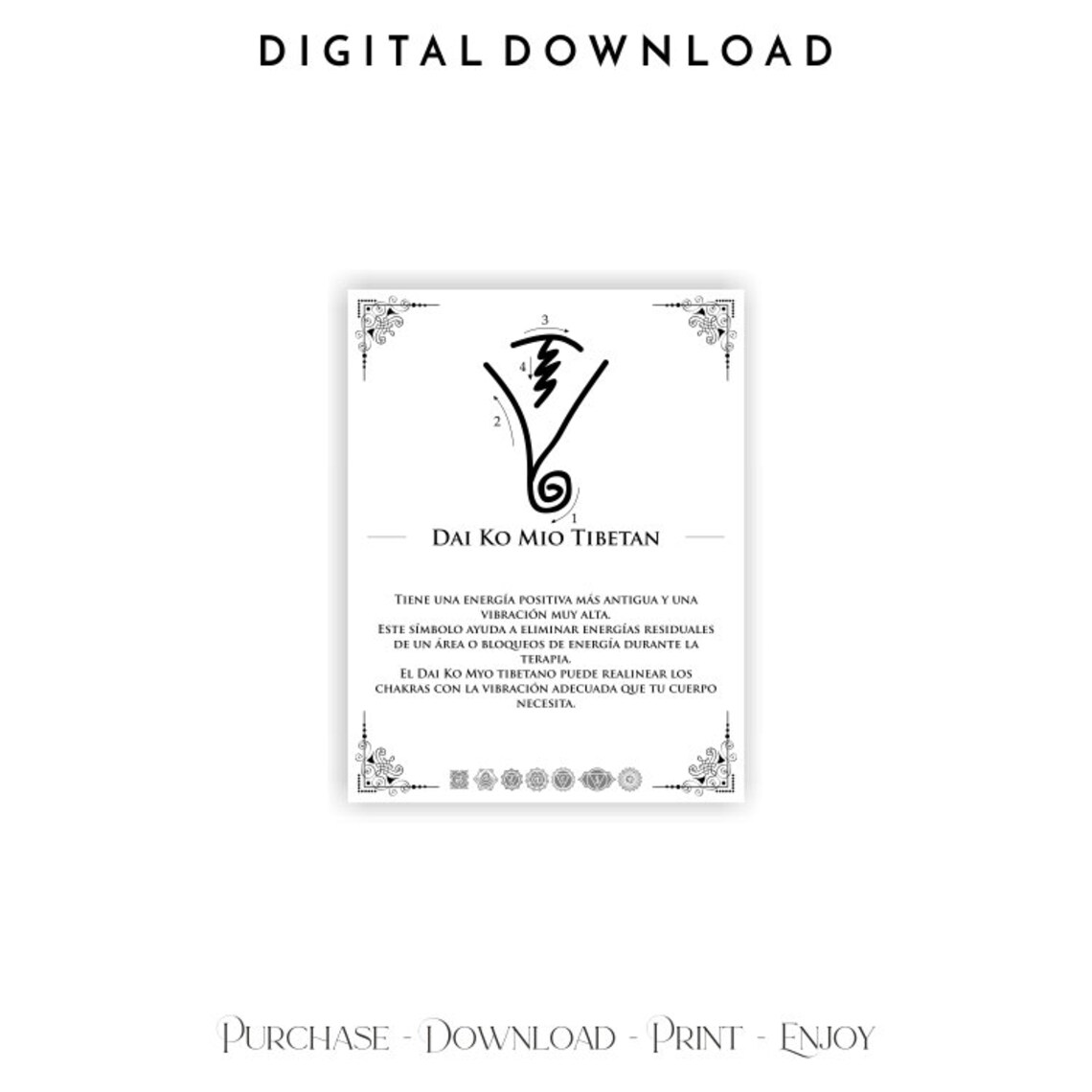 Reiki Pack Símbolos Reiki 30 Símbolos Karuna Shamballa, Chakra Guide ...