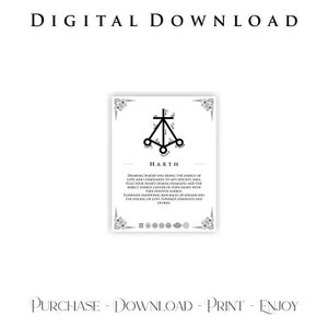 Harth Symbol Reiki Karuna Symbol Reiki Png Pdf Jpeg - Etsy