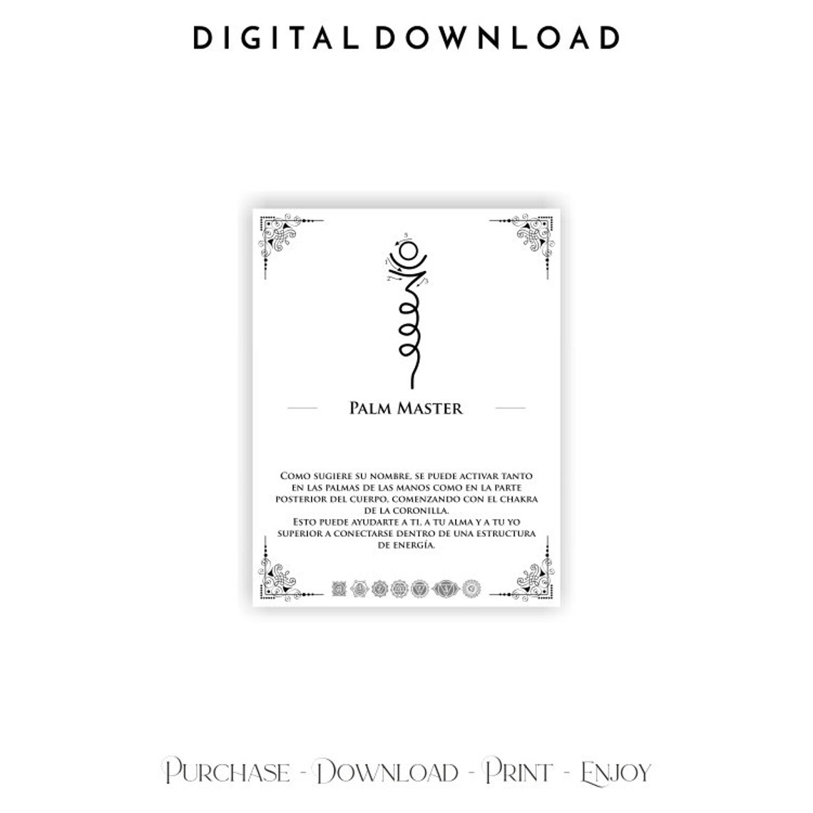 Reiki Pack Símbolos Reiki 30 Símbolos Karuna Shamballa, Chakra Guide ...