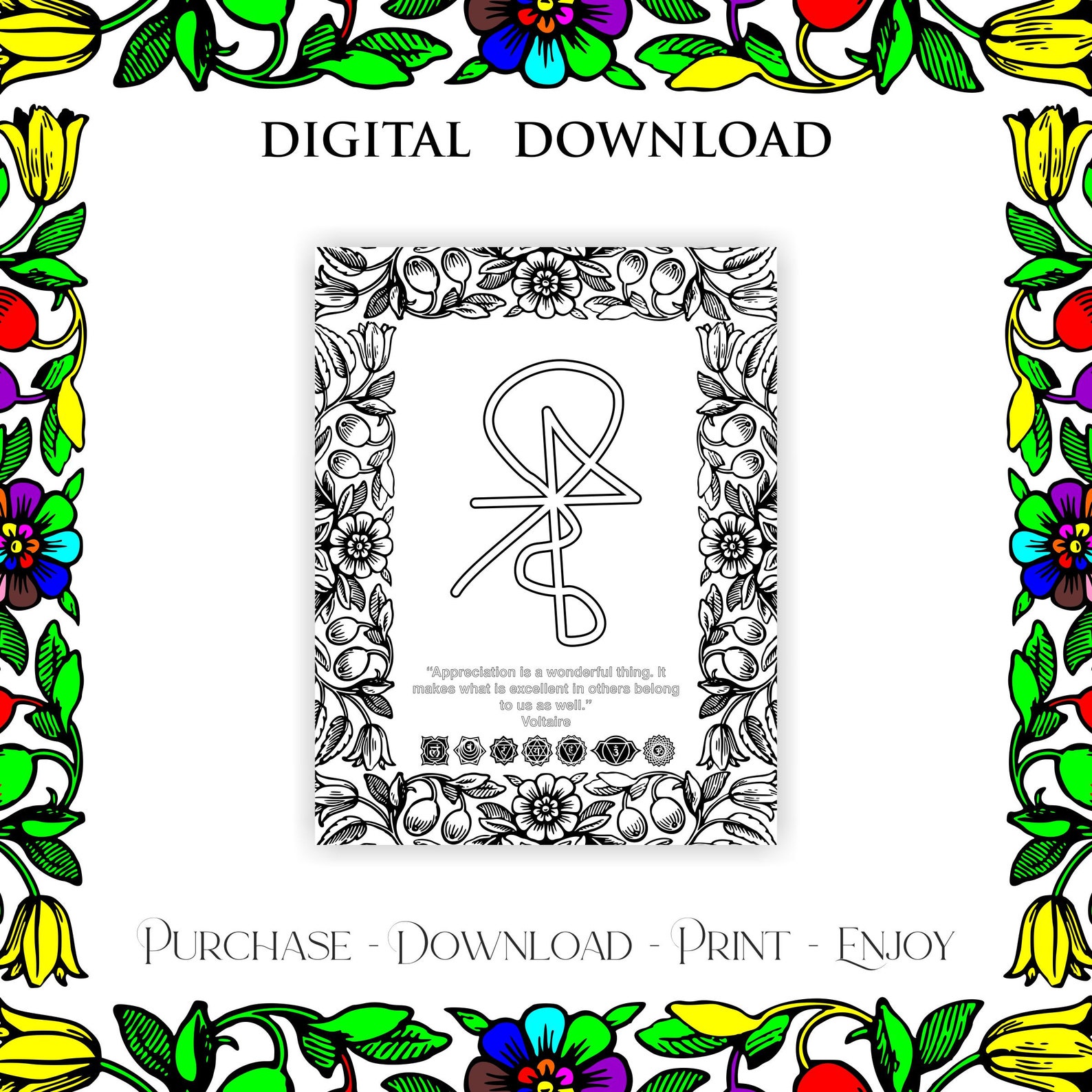 42 Reiki Symbols for Coloring - Karuna - Shamballa - Create Your Reiki ...