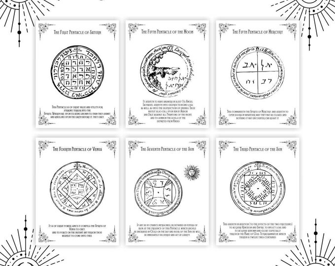The Pentacles of Solomon, Pentagram of Solomon, Solomon Seals, Book of ...