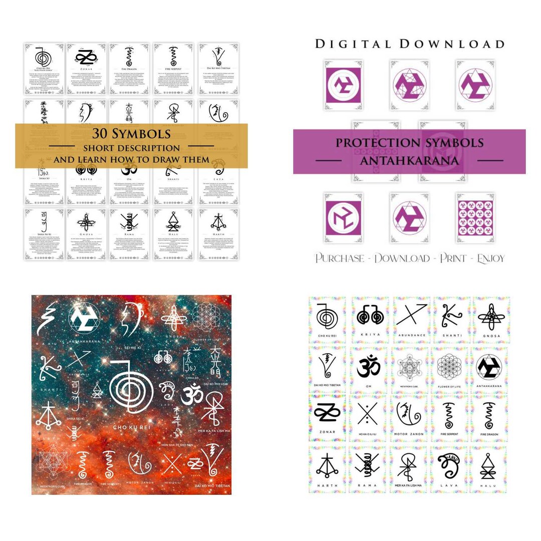 Reiki Symbols and Meanings - Reiki Symbols Pack - Reiki Reading Answer ...
