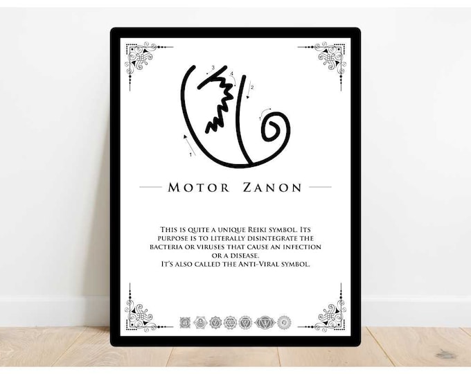 Six Reiki Symbols - Sei He Ki, Cho Ku Rei, Shika Sei Ki, Hon Sha Ze Sho ...