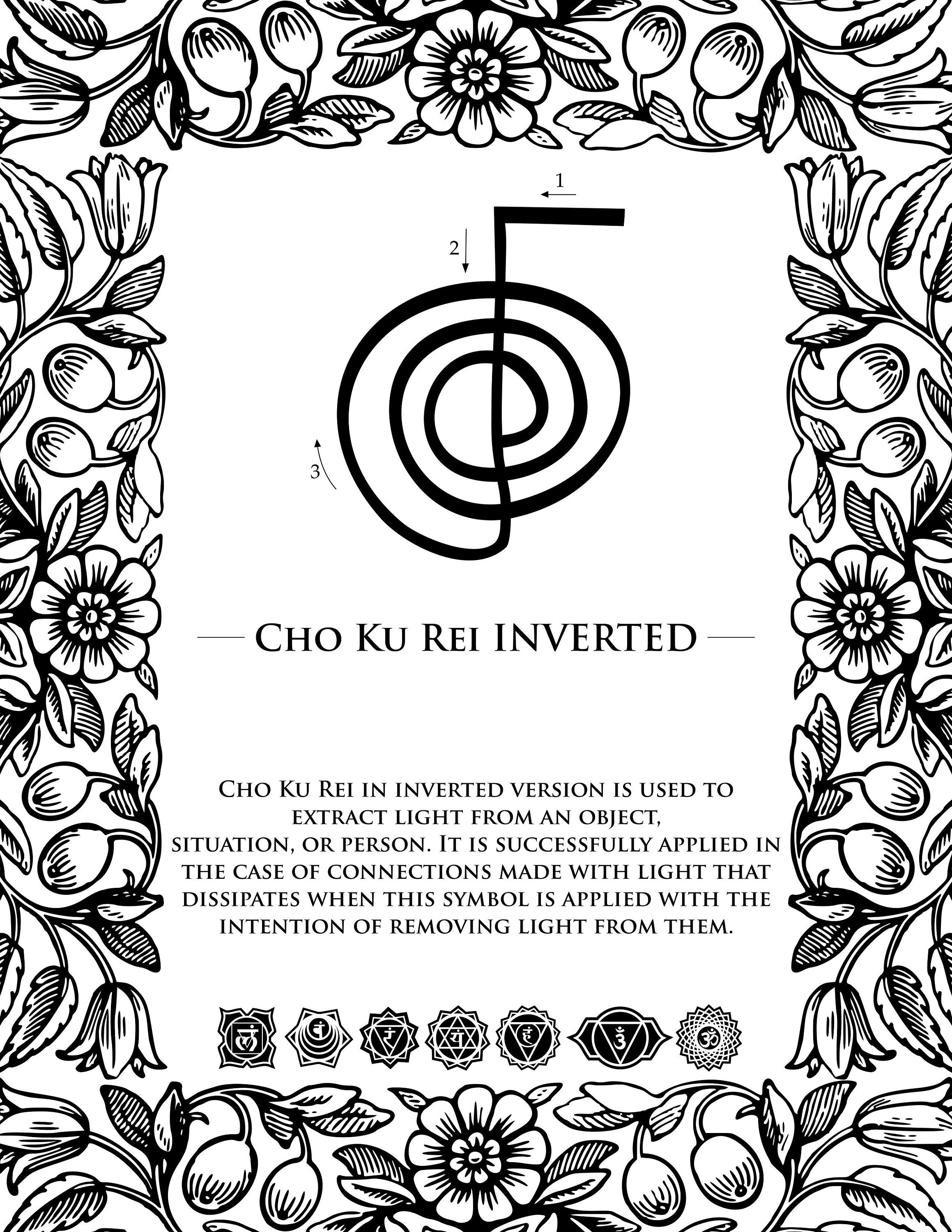 Cho Ku Rei and Cho Ku Rei Reverse Reiki, Usui Reiki Healing - Etsy
