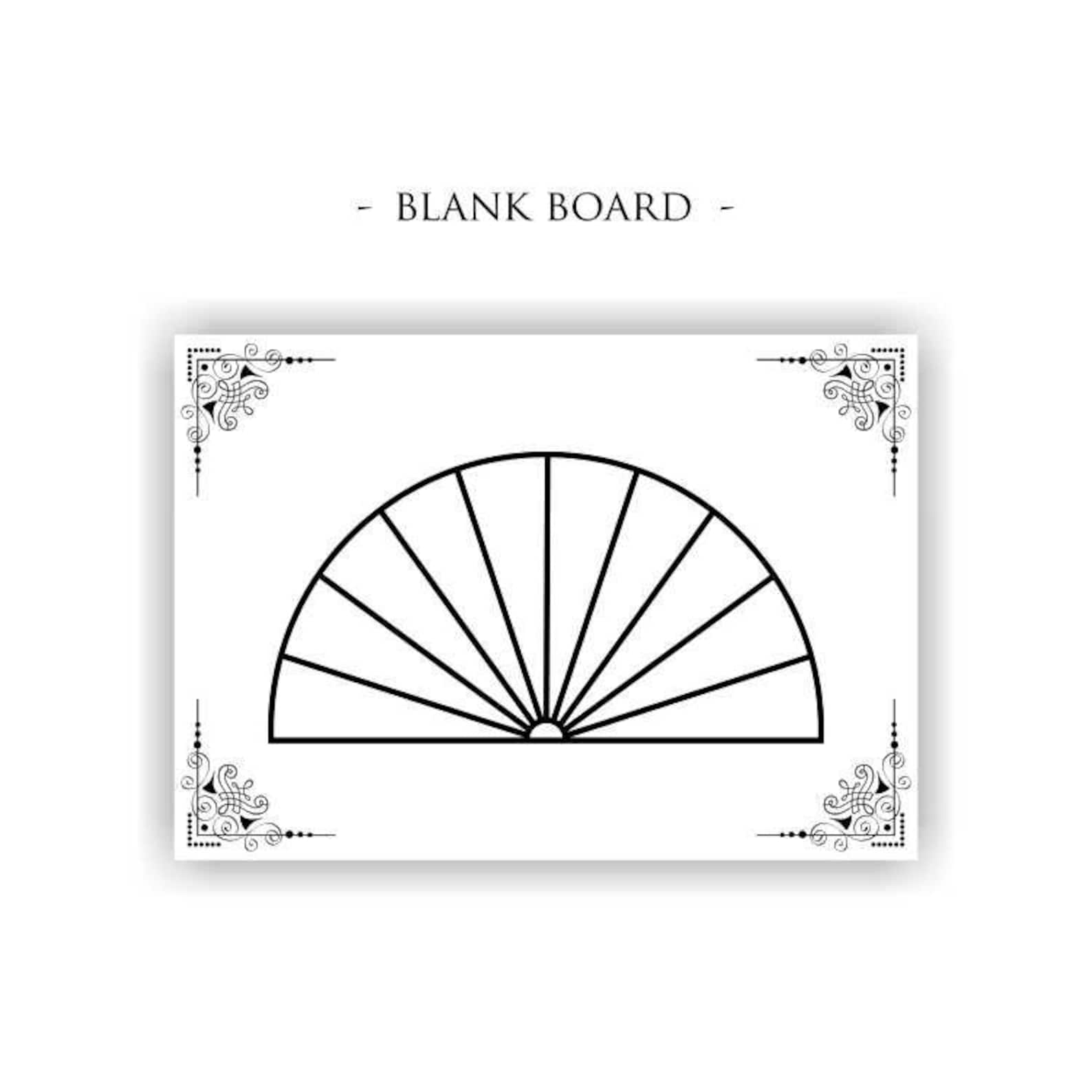 Dowsing Pdf Printable and Pendulum Chart - Digital Download - Etsy