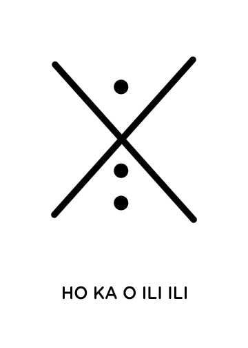 Ho Ka O Ili Ili Symbol Size 5x7 8x10 16x20 Inches Phone - Etsy