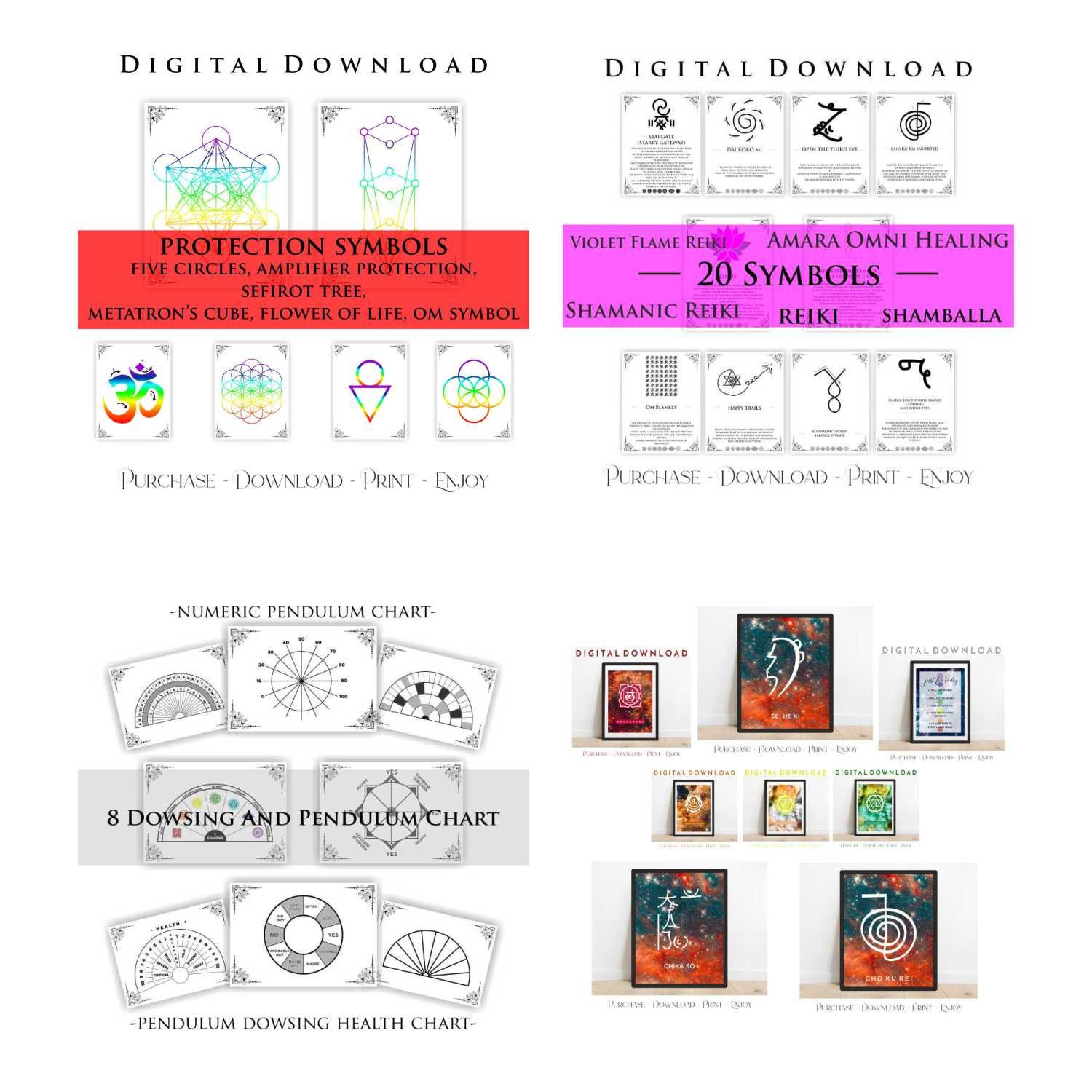 Reiki Symbols and Meanings - Reiki Symbols Pack - Reiki Reading Answer ...
