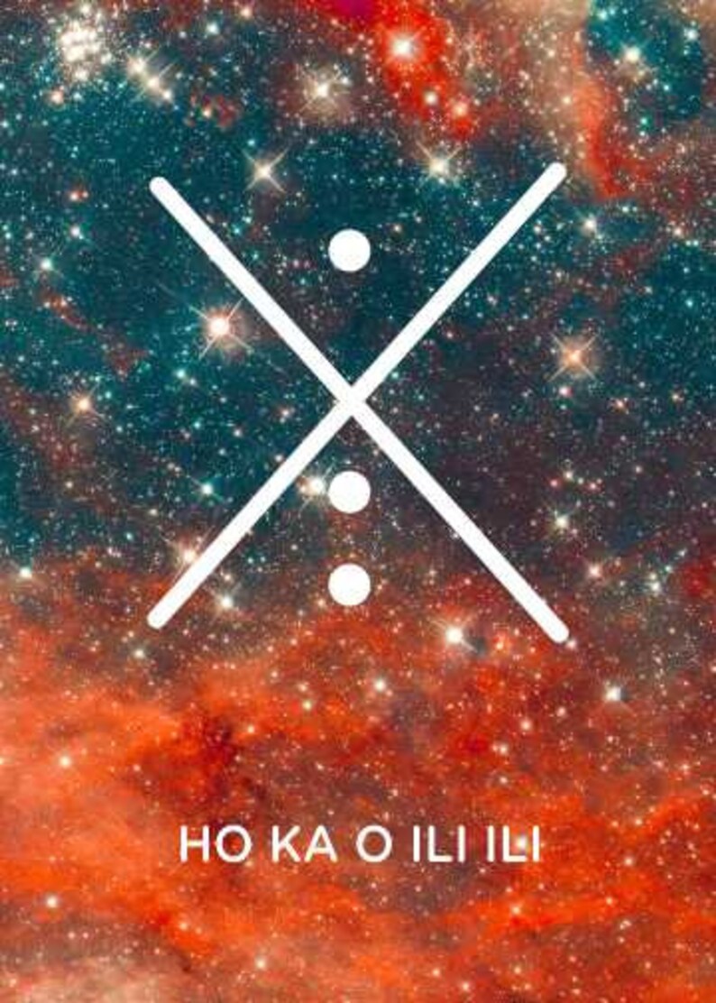 Ho Ka O Ili Ili Symbol Size 5x7 8x10 16x20 Inches Phone - Etsy
