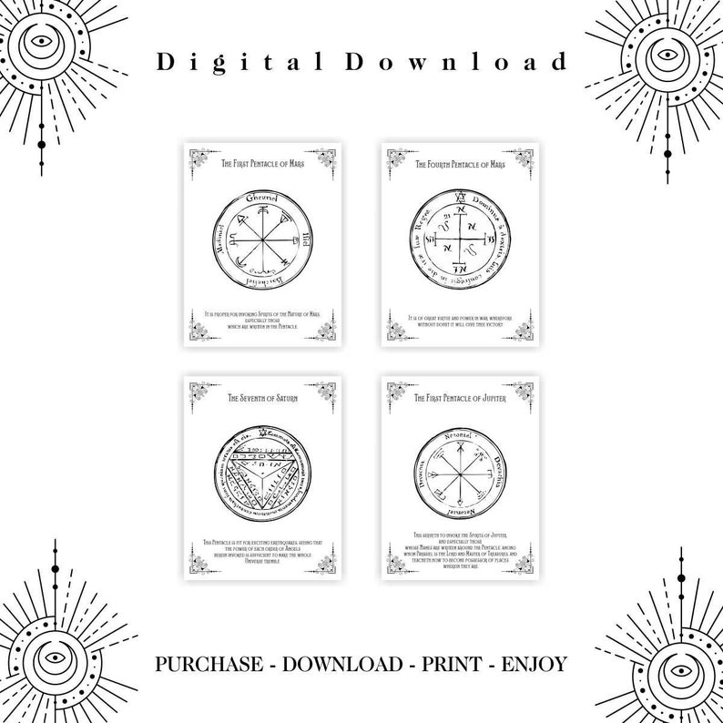 The Pentacles of Solomon, Pentagram of Solomon, Solomon Seals, Book of ...