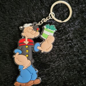 Popeye the Sailor Man Cartoon Sailor Keychain Sailor Keyring Classic ...