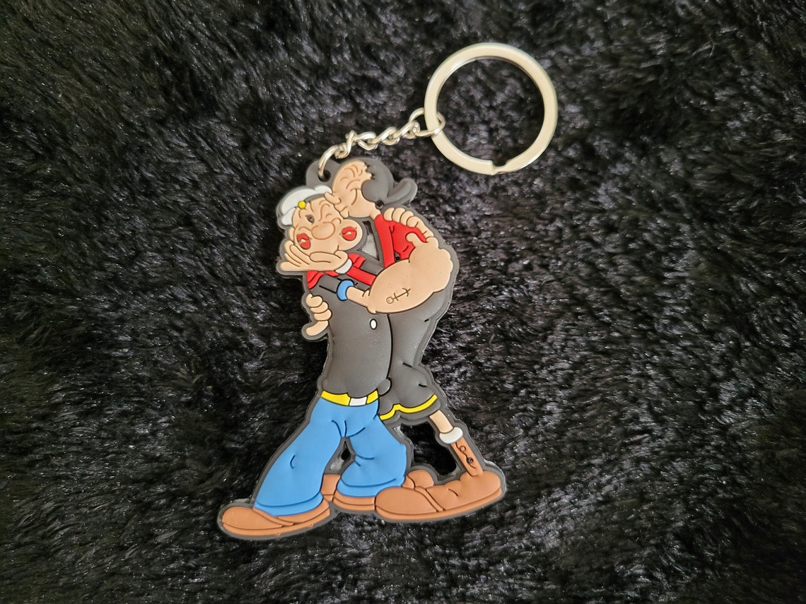 Popeye the Sailor Man Cartoon Sailor Keychain Sailor Keyring Classic ...